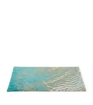 ABYSS & HABIDECOR Egyptian Cotton Beach Bath Rug - Turquoise