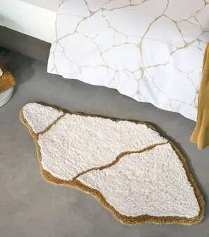 ABYSS & HABIDECOR Jess Bath Rug - Gold