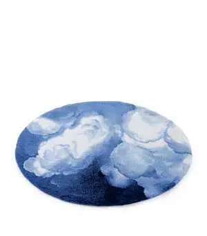 ABYSS & HABIDECOR Egyptian Cotton Walker Bath Rug - Blue