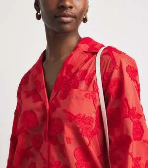 GANNI Floral Oversized Shirt