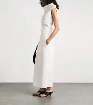 Issey Miyake High-rise Maxi Skirt