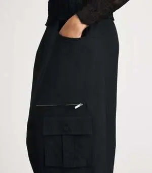 Issey Miyake Wide Leg Cargo Pants