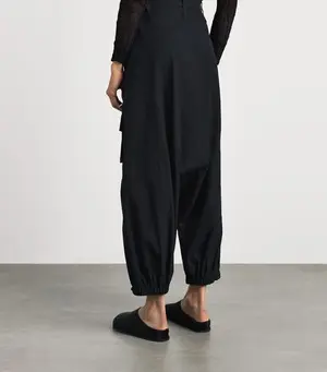 Issey Miyake Wide Leg Cargo Pants