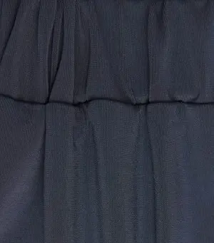 Issey Miyake Drape Jersey Cropped Trousers