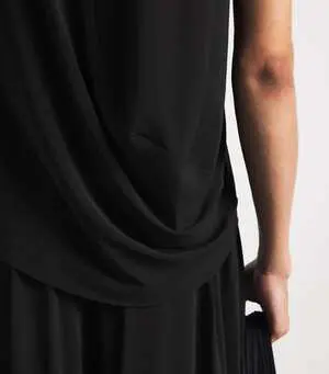 Issey Miyake Drape Jersey Sleeveless Blouse