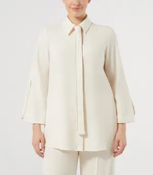 Marina Rinaldi Embellished Belted Blazer
