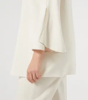 Marina Rinaldi Embellished Belted Blazer