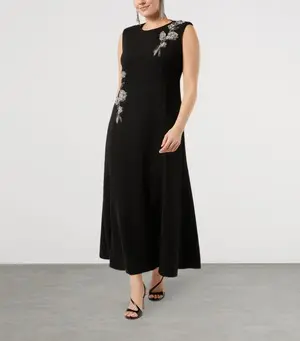 Marina Rinaldi Embellished Maxi Dress