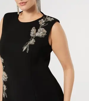 Marina Rinaldi Embellished Maxi Dress