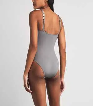 ERES Lynda Embellished Spaghetti Strap Swimsuit