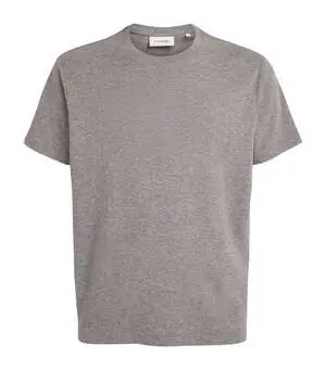 FRAME Cotton Duo Fold T-shirt - Grey