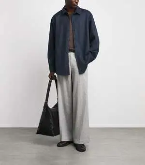 Johnstons Of Elgin Wool-cashmere Overshirt