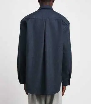 Johnstons Of Elgin Wool-cashmere Overshirt