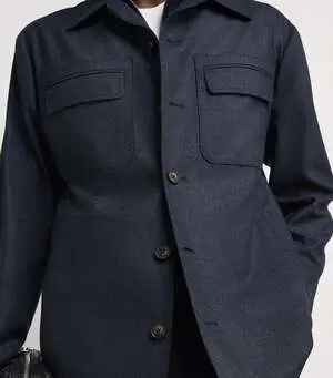Pal Zileri Virgin Wool Overshirt