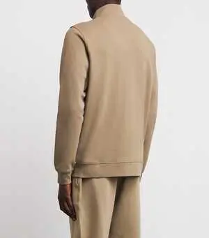 Pal Zileri Cotton-blend Zip-up Sweatshirt