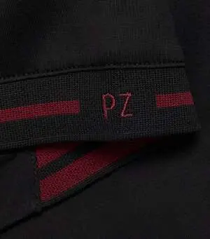 Pal Zileri Cotton Zip-up Polo Shirt