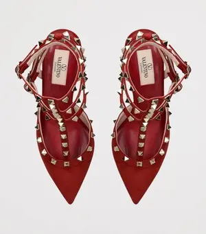 Valentino Garavani Suede Rockstud Pumps 65