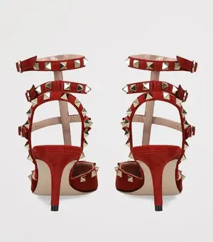 Valentino Garavani Suede Rockstud Pumps 65