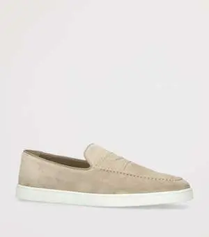 Church's Suede Peebles Slip-on Loafers - Beige