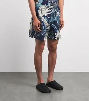 JW Anderson Floral Print Swim Shorts