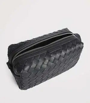 Officine Creative Woven Leather Armour 014 Wash Bag