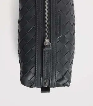 Officine Creative Woven Leather Armour 014 Wash Bag
