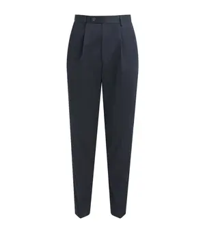 N.peal Stretch-cotton Atrani Trousers - Navy