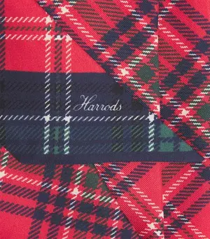 Harrods Silk Tartan Scarf