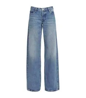 FRAME Wide Leg Jeans - Blue