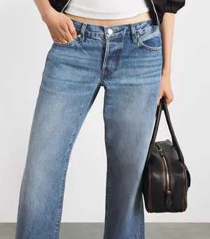 FRAME Wide Leg Jeans - Blue