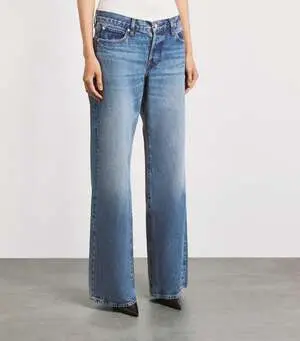 FRAME Wide Leg Jeans - Blue