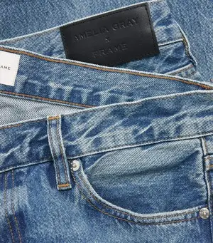 FRAME Wide Leg Jeans - Blue
