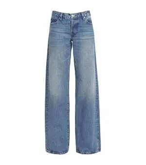 FRAME Wide Leg Jeans - Blue
