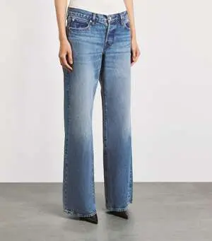 FRAME Wide Leg Jeans - Blue