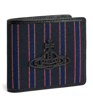 VIVIENNE WESTWOOD Stripe Bifold Wallet - Blue