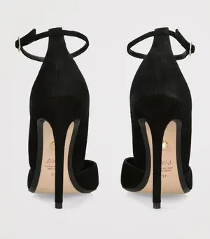 ALEVI MILANO Camilla Suede Stiletto Pumps - Black