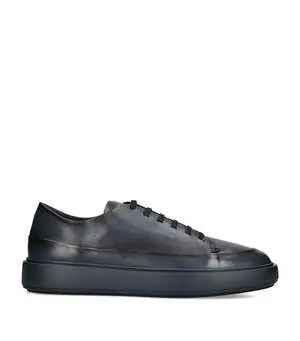 Officine Creative Leather Release Sneakers - Blue
