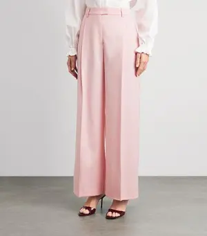 La DoubleJ Virgin Wool Straight Leg Trousers