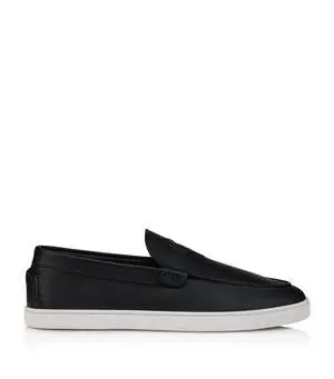 CHRISTIAN LOUBOUTIN Neocl Suede Boat Shoes - Black