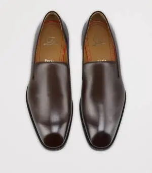 CHRISTIAN LOUBOUTIN Danny Flex Leather Loafers