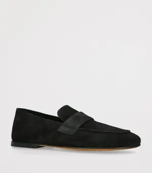 Officine Creative Suede Blair Loafers - Black