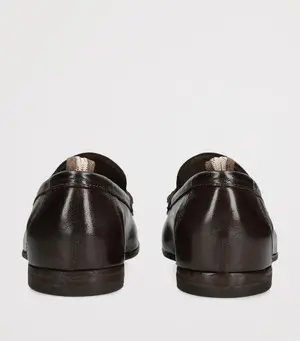 Officine Creative Leather Badge Loafers
