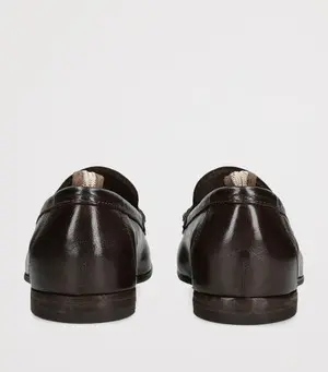 Officine Creative Leather Badge Loafers