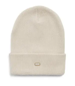 Agnona Cashmere Ribbed Beanie