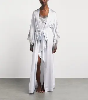 Carine Gilson Long Silk Cérès Robe