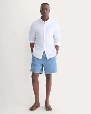 Everlane Lightweight Denim Easy Short - Light Indigo