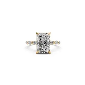 AYA FINE JEWELRY Astrid Radiant And Pear Cut Igi Certified Lab Created Diamond Five Stone Ring - Yellow
