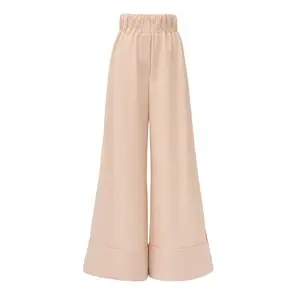 JULIA ALLERT Peach Nude Soft Touch Flowy Trousers