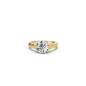 AYA FINE JEWELRY Lab-grown Diamond Solitaire Engagement Ring In 10k Gold - Yellow