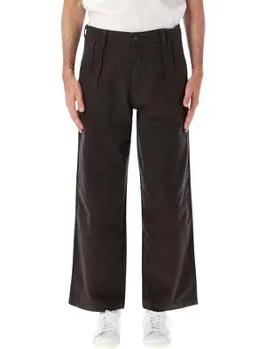 LEVI'S Pleated Baggy Chino Trousers - Coffee